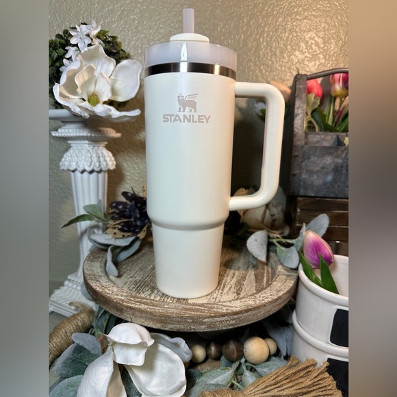 Stanley | Dining | Stanley 3 Oz Quencher H20 Flowstate Tumbler Cream ...